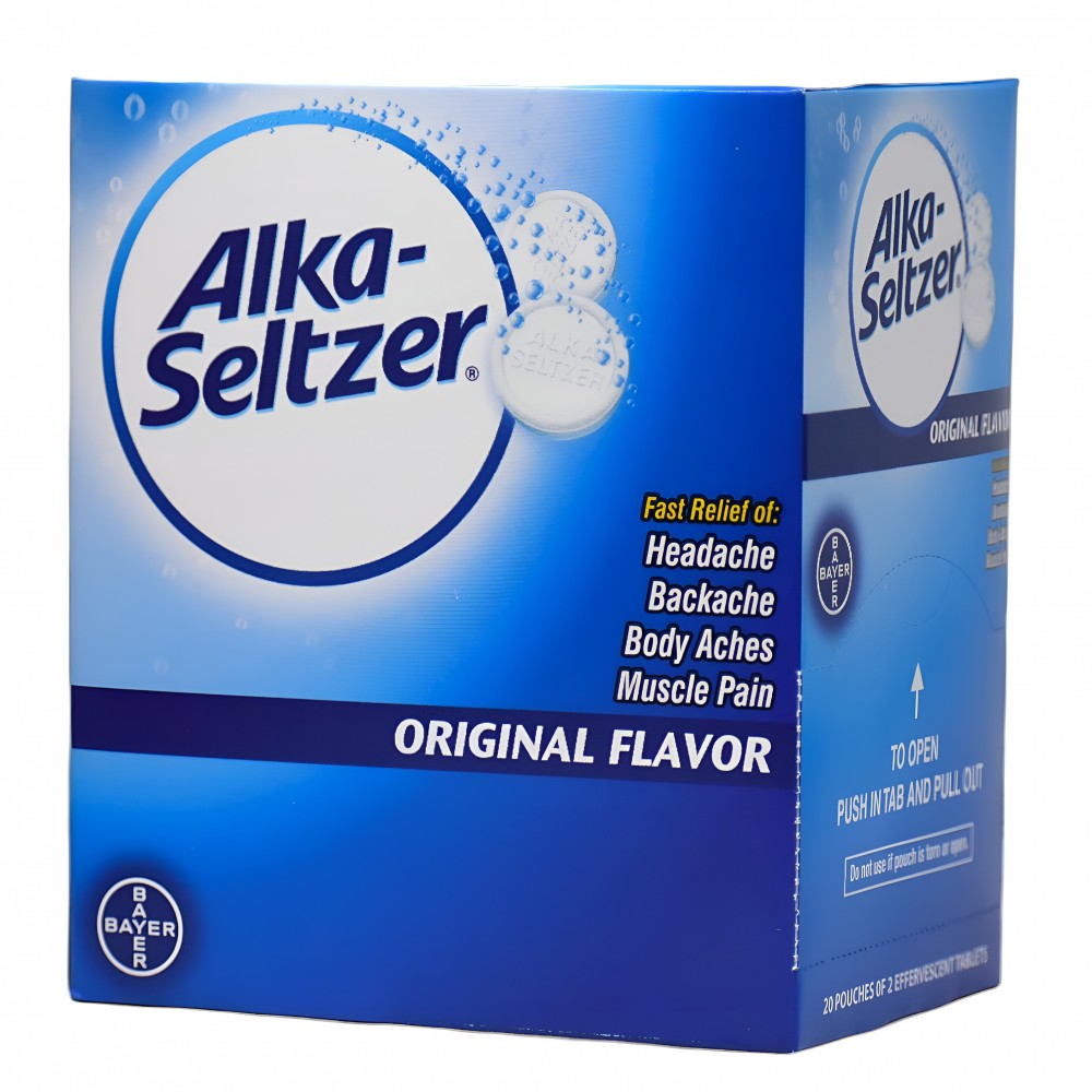 Alka Seltzer Fast Relief Original Flavor Tablets - 2pk/ 20ct Display